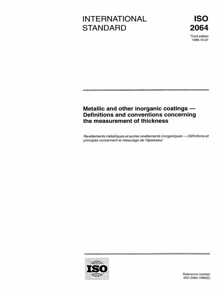 ISO 2064, ENG, Ed 3, 1996 | PDF