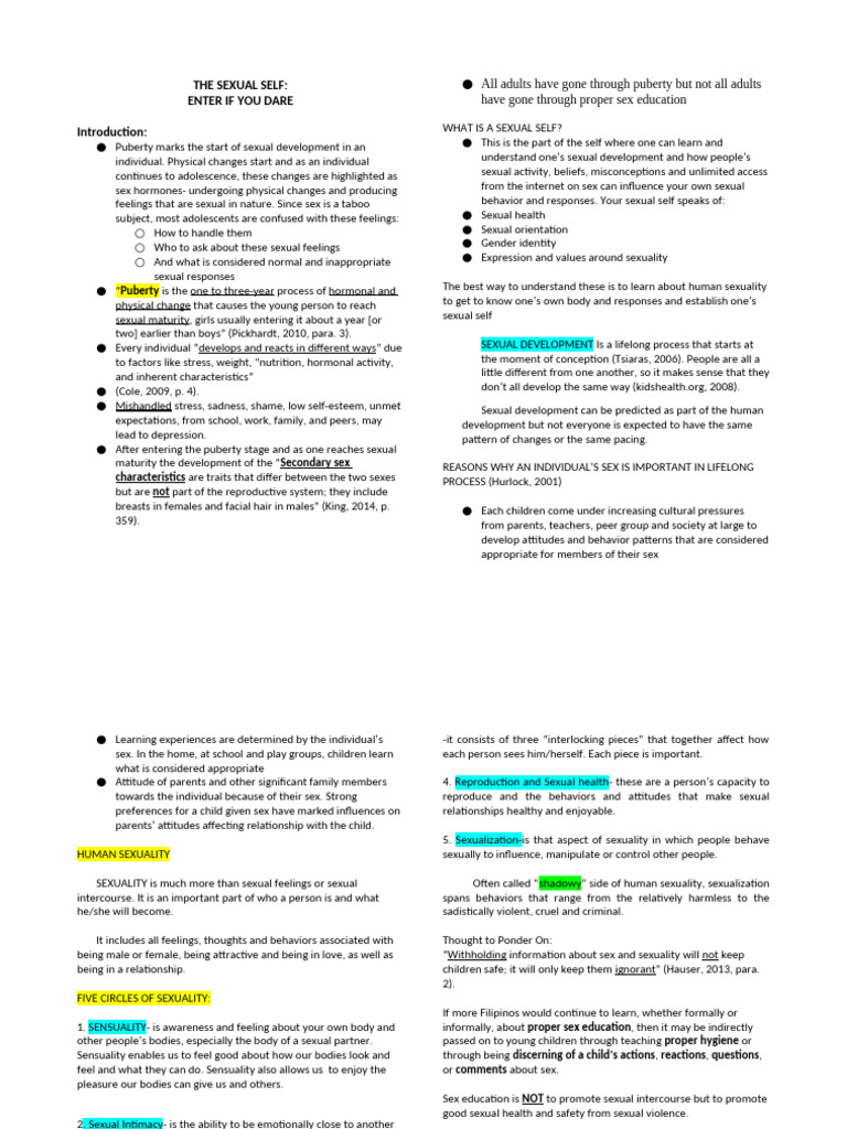 Understanding Sexual Development and Identity | PDF | Birth Control ...