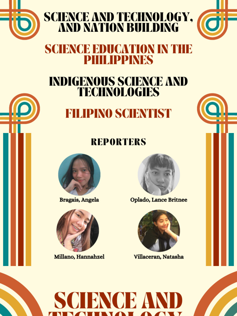 Science and Technology, and Nation Building Science Education in The ...