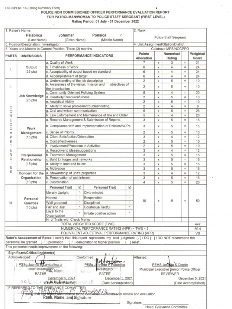 PSSG Palabrica 2nd SEM IPER 2022 | PDF