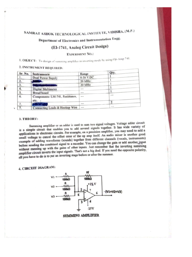 Analog Circuit | PDF