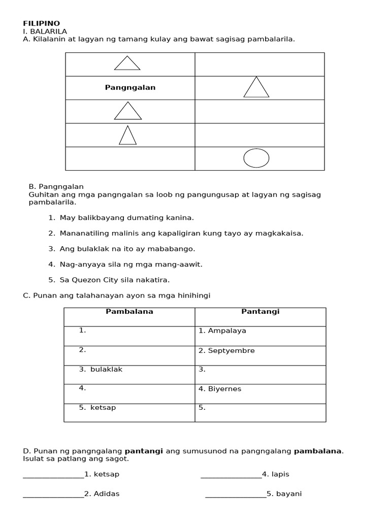 Filipino 4 | PDF