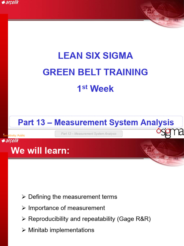 13-Measurement System Analysis | PDF | Accuracy And Precision | Measurement