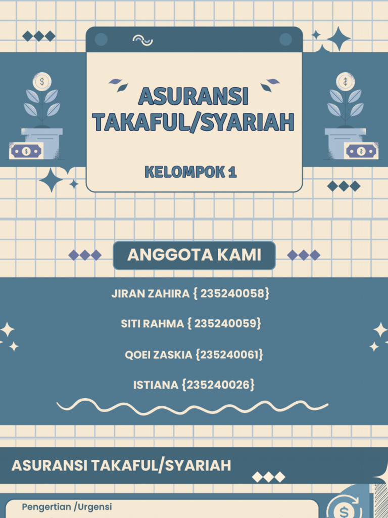 Kel 1 (Asuransi Takaful Atau Syariah) | PDF