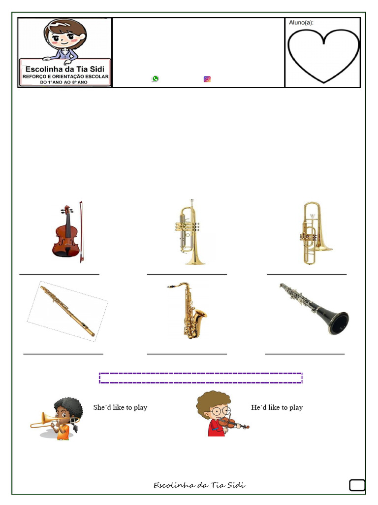 Revisão de Inglês (4 Atividade Avaliativa Mensal de 2024) Ano - 4 ...