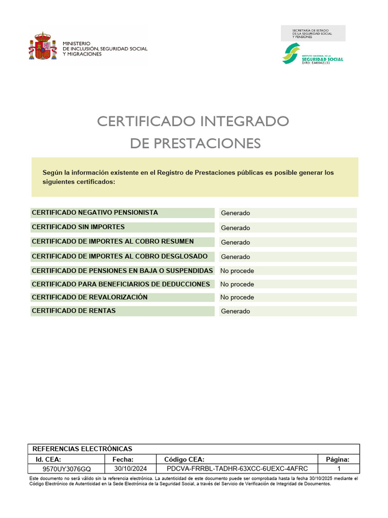 Cepe Cert 2000 | PDF | Pensión | Documento de identidad