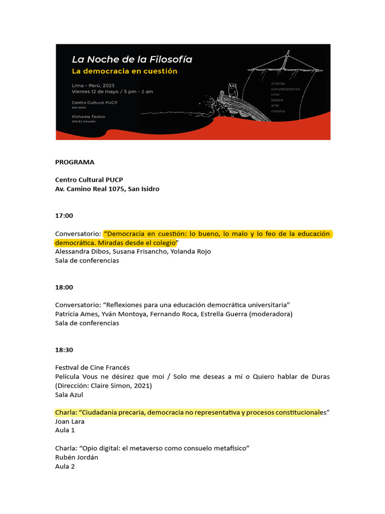 Programa LNF Ccpucp 3 | PDF