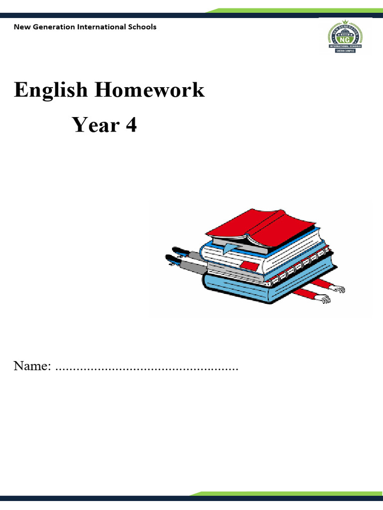Year 4 Homework | PDF | Career & Growth | Language Arts & Discipline