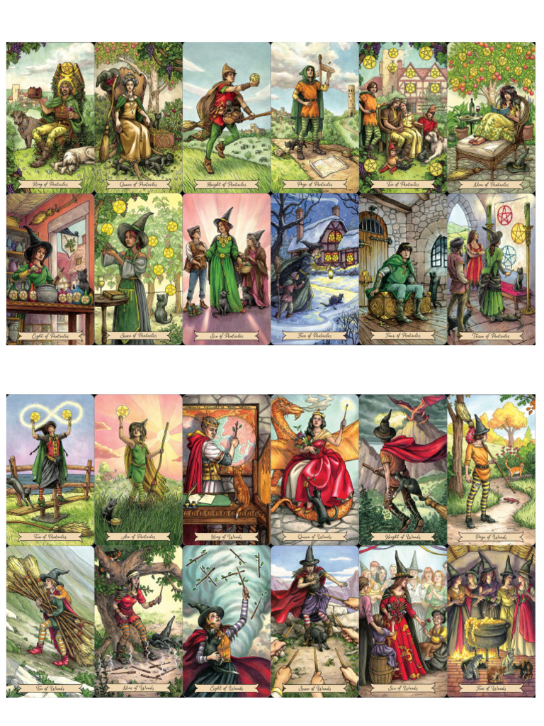 Tarot Sabiduría De Brujas Manfa Brujas X3 Pdf