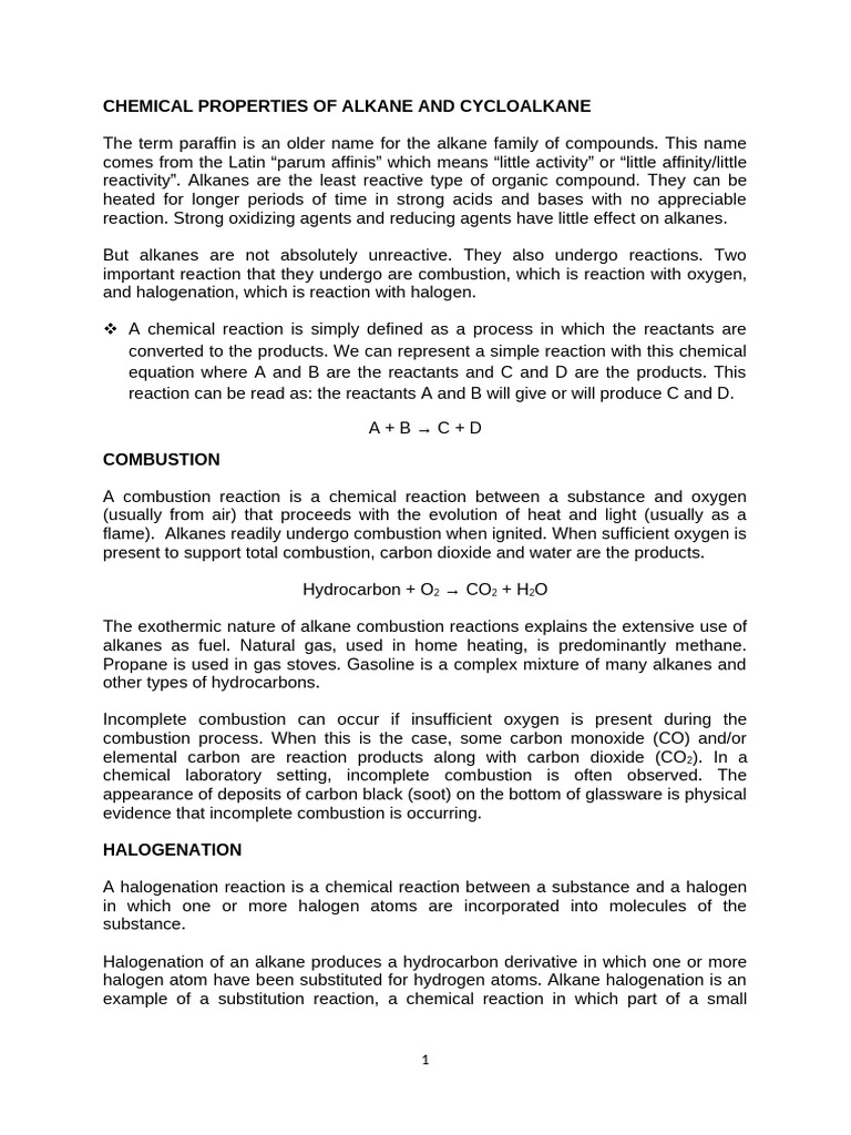 G9 Consumer Chemistry Lesson 5 | PDF | Alkane | Combustion