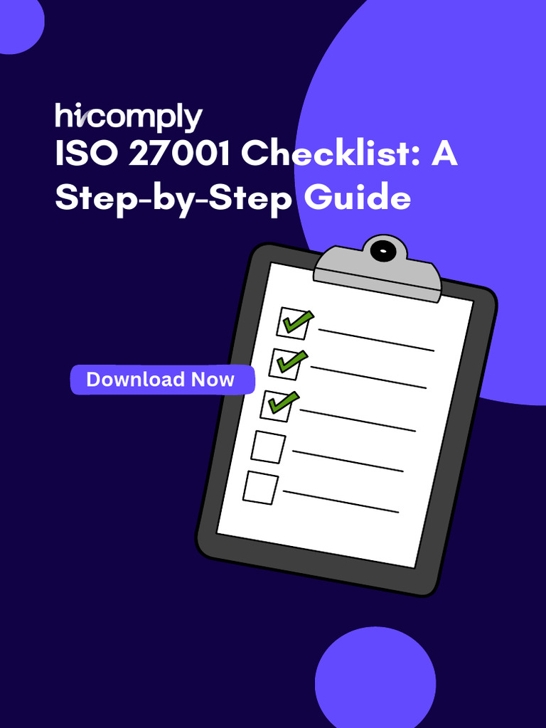 ISO 27001 Step-by-Step Checklist Guide | PDF | Information Security | Risk
