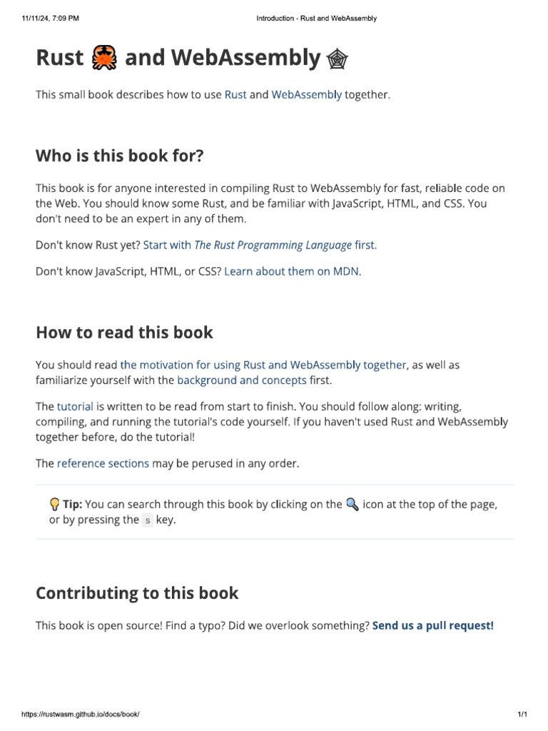 Rust Web Assembly | PDF