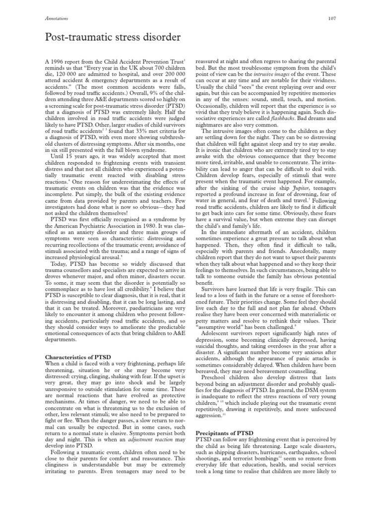 Post Traumatic Growth | PDF | Psychological Trauma | Fear