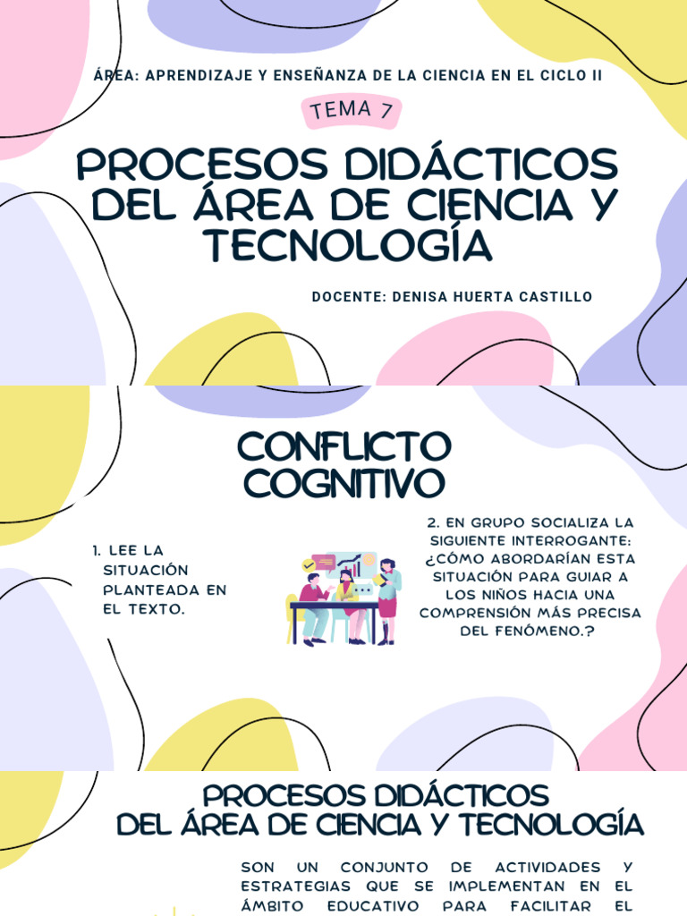 Tema 7 Procesos Didácticos Del Area de Ciencia y Tecnología | PDF ...
