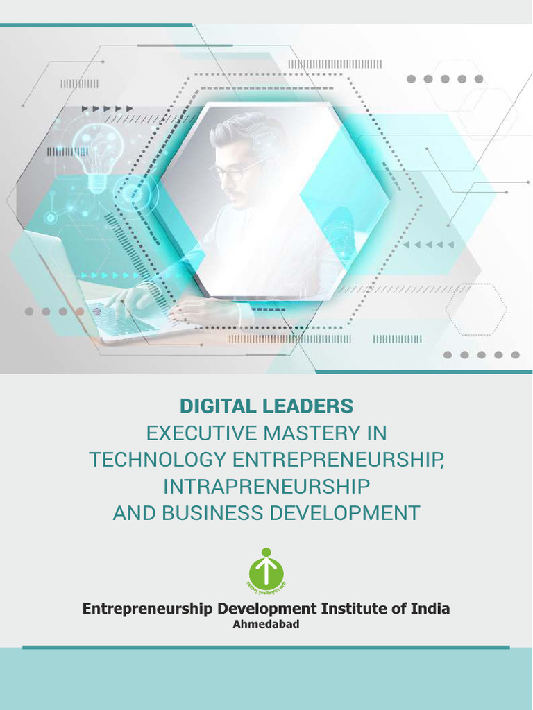 Digital Leader Brochure-EDII | PDF | Entrepreneurship | Innovation
