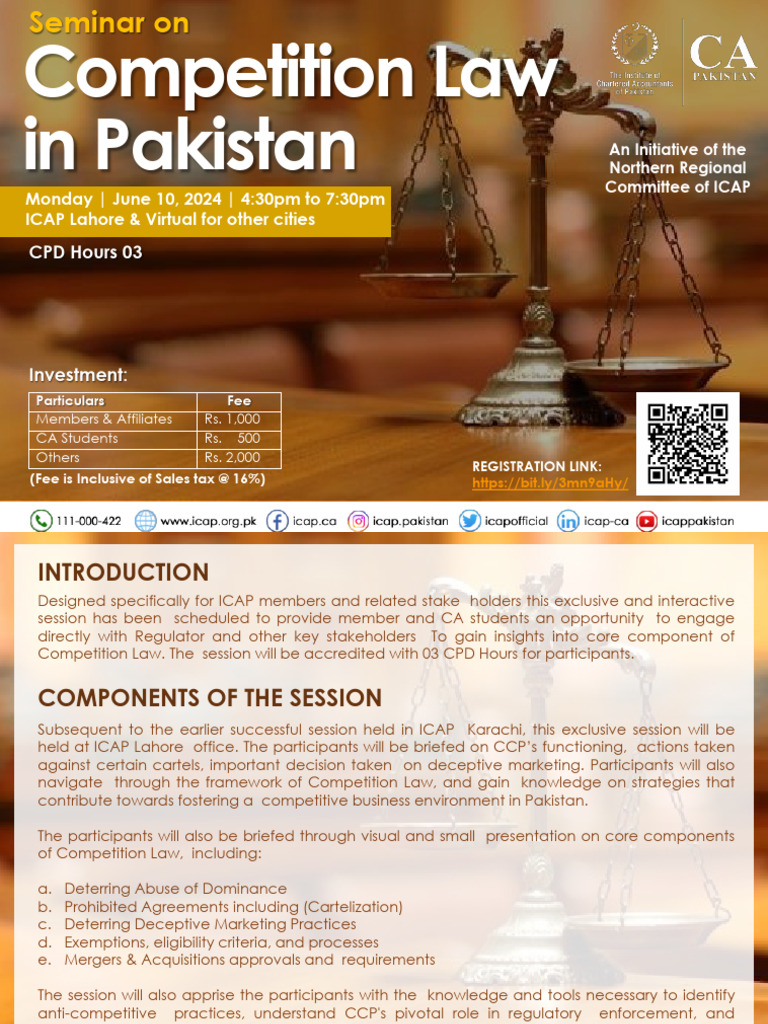Competition Law in Pakistan | PDF | Competition Law | Business