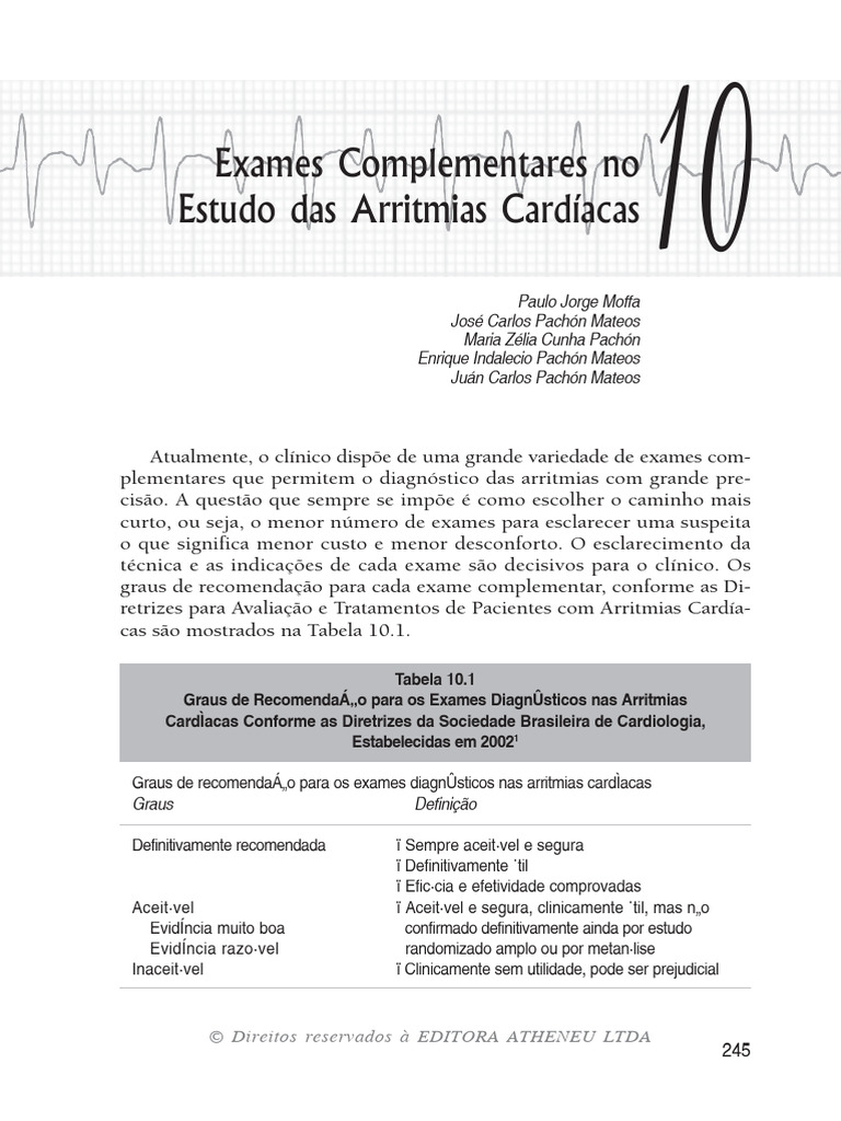 Laudo de Holter em Arritmias Cardíacas | PDF | Eletrocardiografia ...
