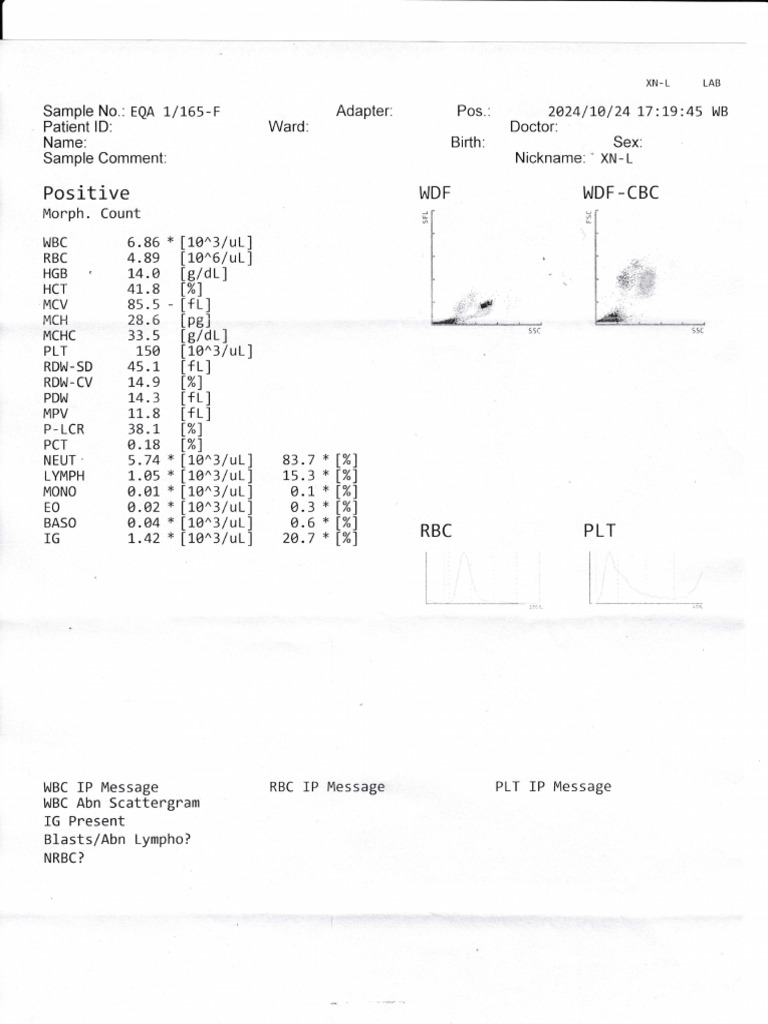 Eqas Heamatology | PDF