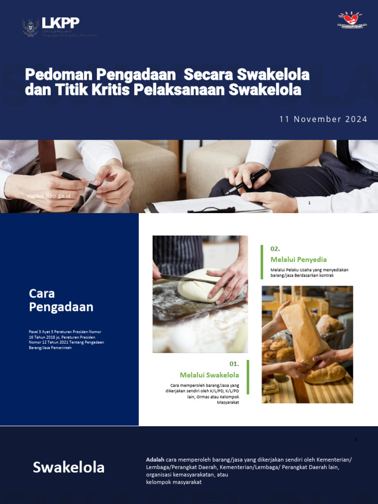 02-01 Pedoman Swakelola Perlem 3 Cipta Karya - 11112024 | PDF ...