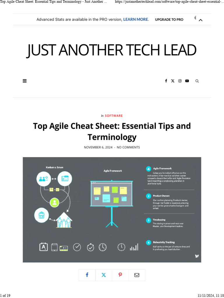 Top Agile Cheat Sheet Essential Tips and Terminology - Just Another ...