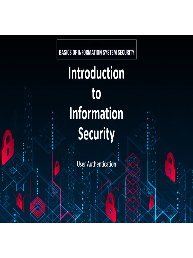03 - User Authentication - Part 1 | PDF | Password | Computer Access Control