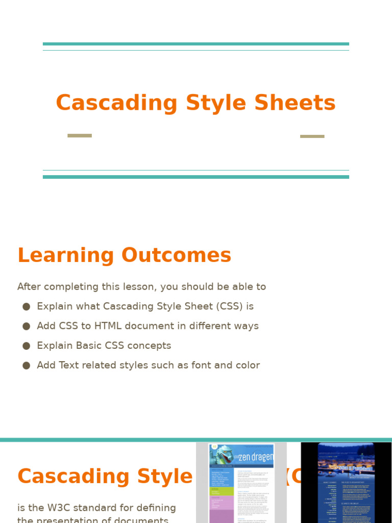 Cascading Style Sheets | PDF | Typefaces | Html