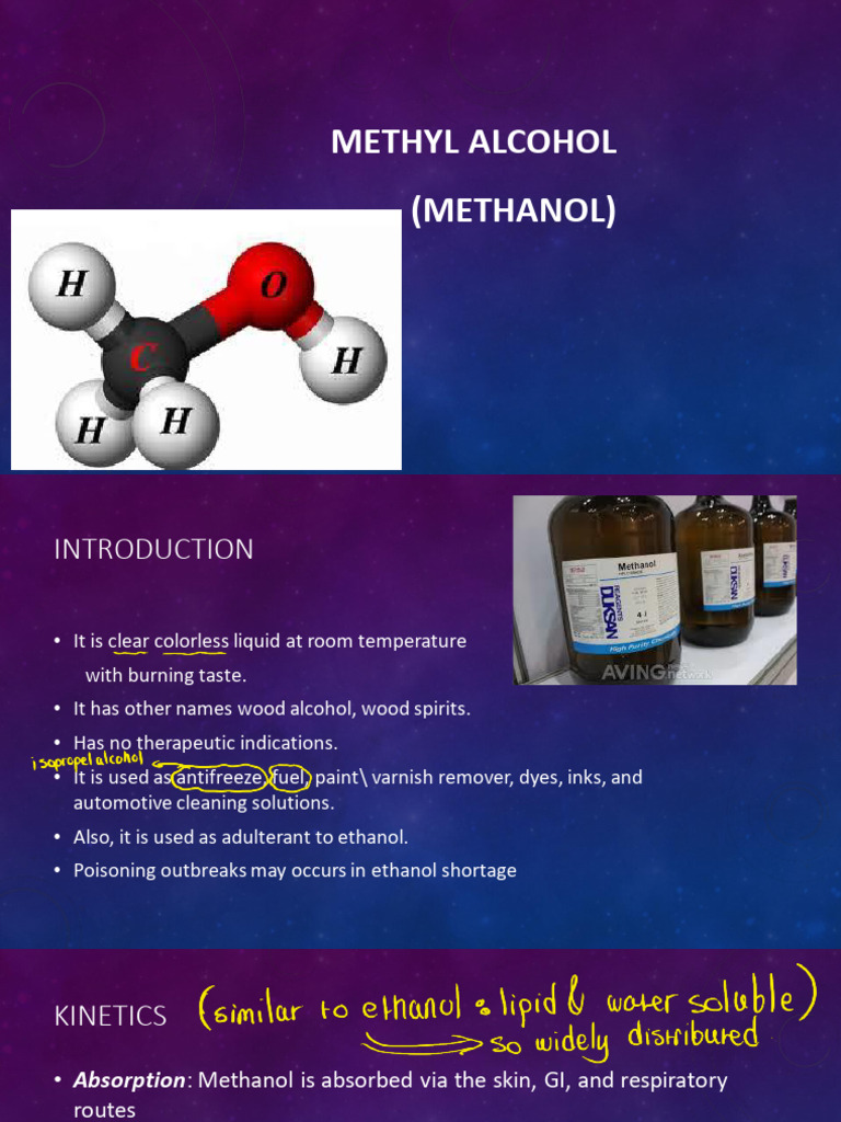 Methanol Poisoning: Symptoms and Treatment | PDF | Methanol | Ethanol