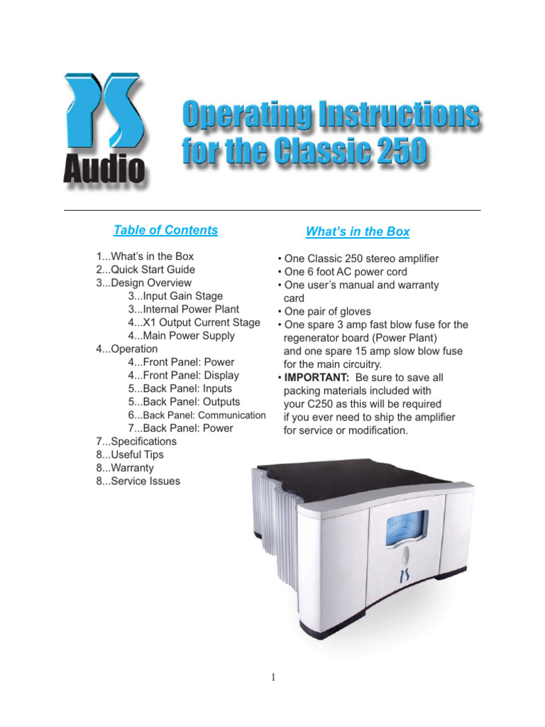 C250 Manual Low | PDF | Wellness