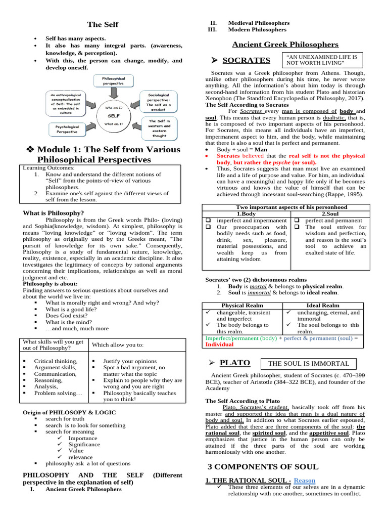Uts Midterm Lessons | PDF | Id | Soul