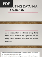 Research I Q2M4 - Data Log Book & ISEF Forms | PDF | Institutional ...