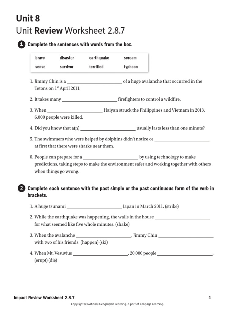 Owi Bre l02 U08 07 Worksheet | PDF
