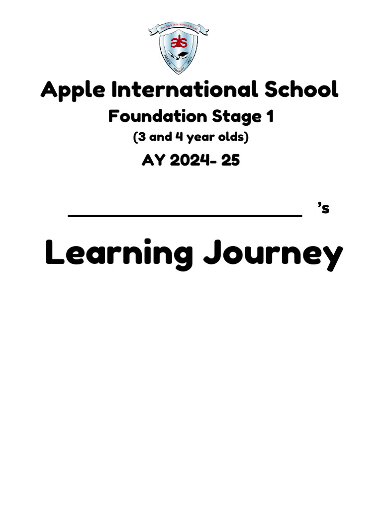 Learning Journey Cover Page | PDF