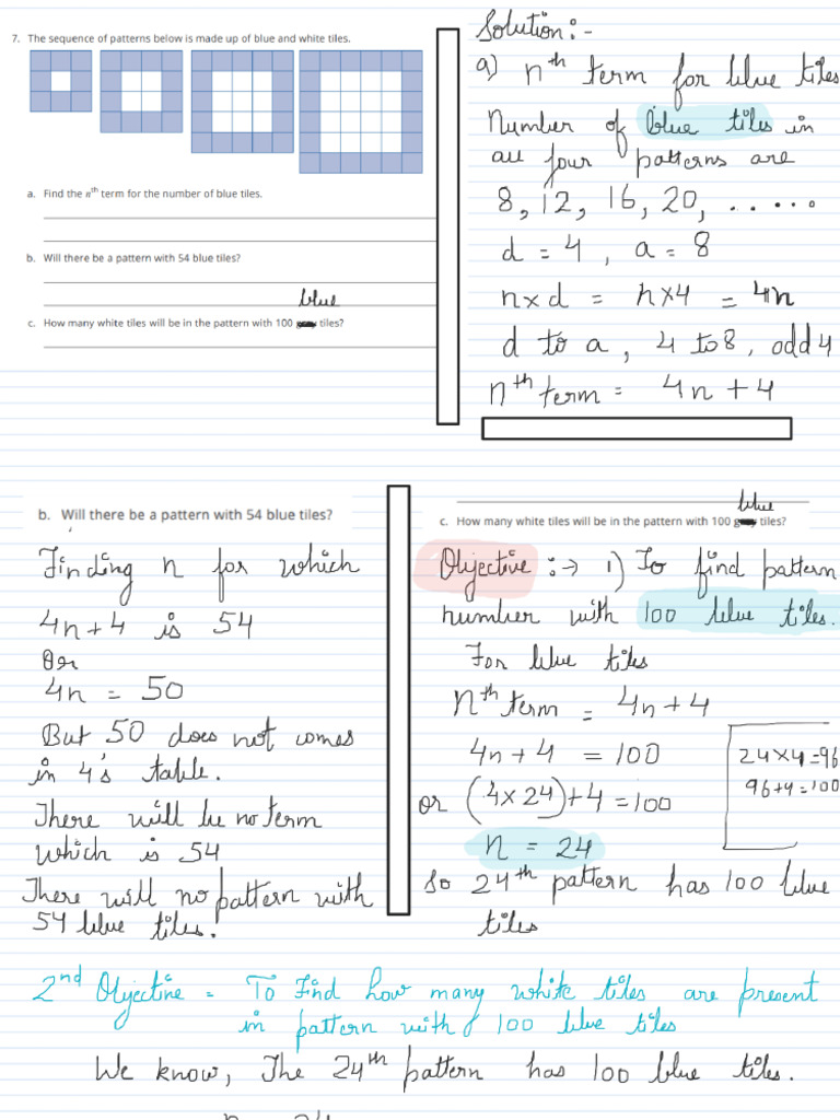 Sequence and Pattern | PDF