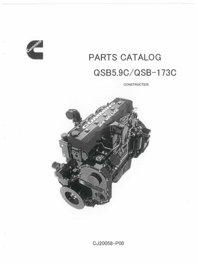 Catálogo de Peças - Cummins - QSB5.9 | PDF
