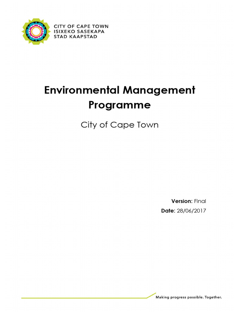 CCT Environmental Management Programme | PDF | Environmental Impact ...