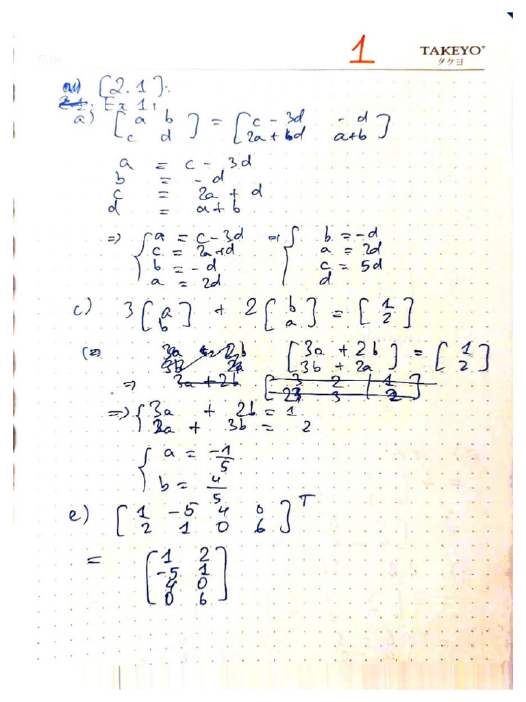 HW ALGEBRA Nguyen Quang Minh | PDF