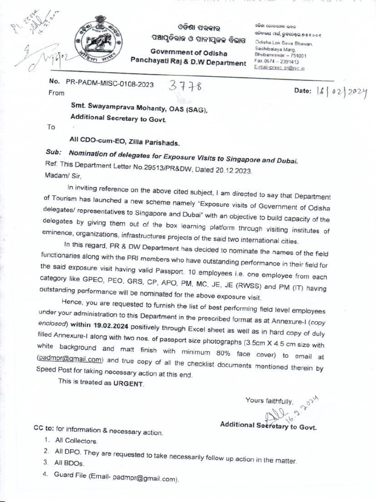 3778 Exposure Visit | PDF