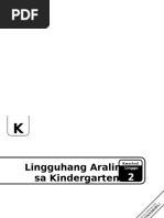 Kindergarten-DLL-Matatag-Q2 Week 5 | PDF