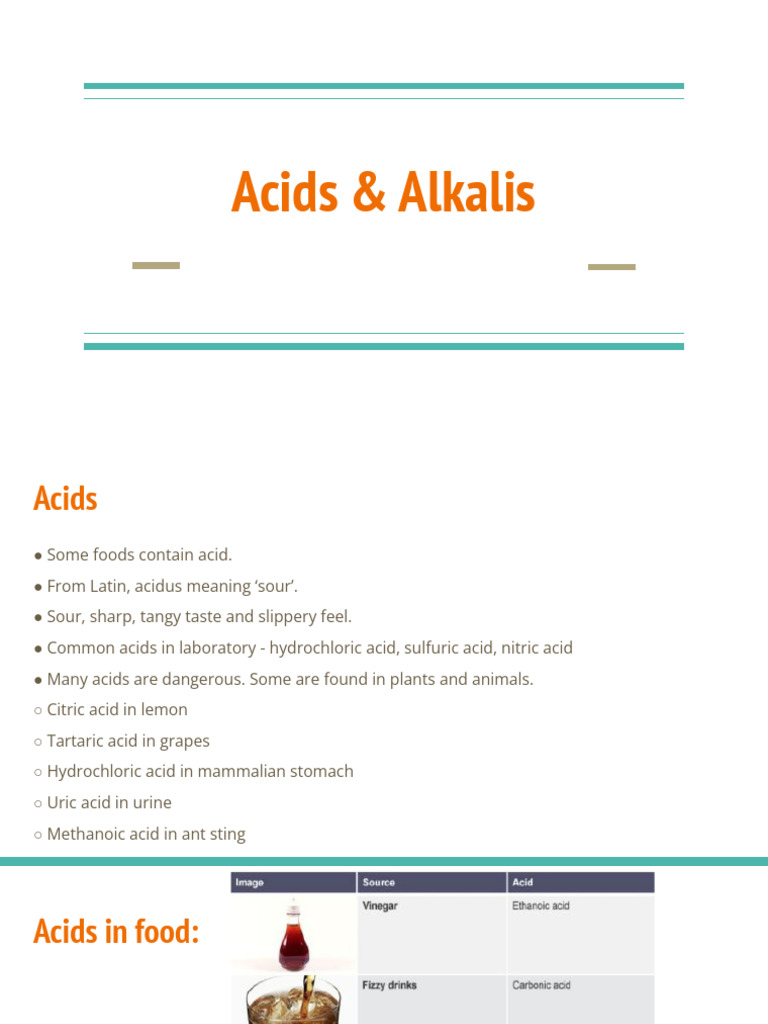 Understanding Acids and Alkalis | PDF