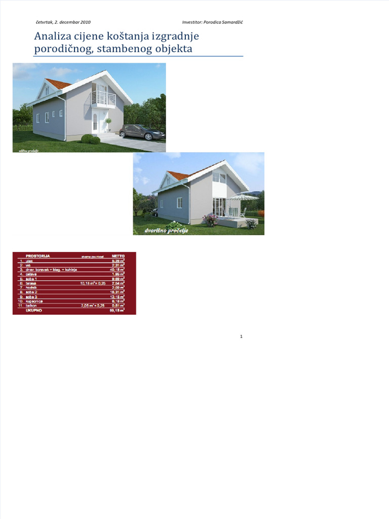 Dokumen - Tips - Cena Kostanja Kuce | PDF