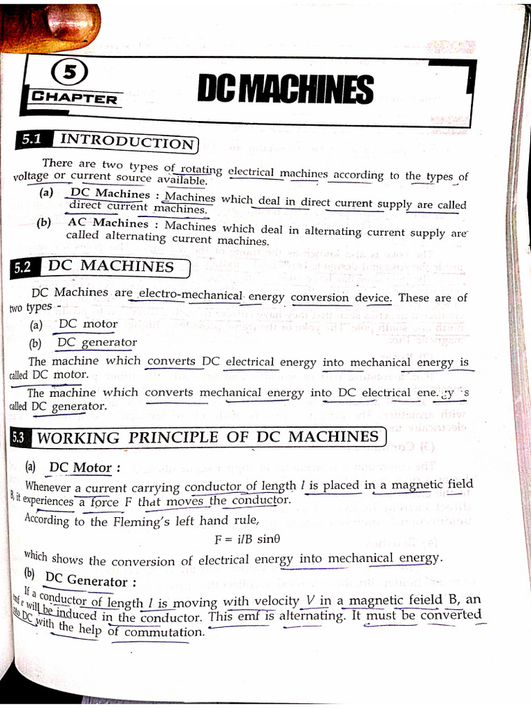 DC Machine | PDF
