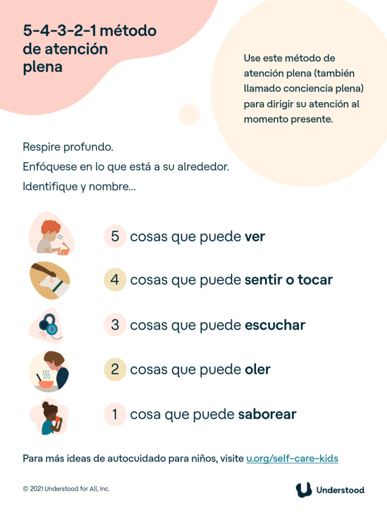 5 4 3 2 1 Mindfulness Method ESP | PDF | Crecimiento personal y ...