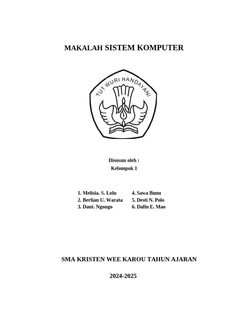 Makalah Sistem Komputer, Kelompok 1 | PDF