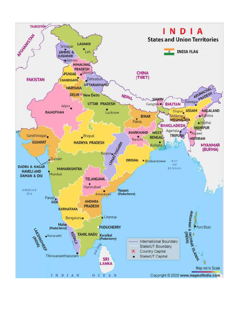 India MAp | PDF