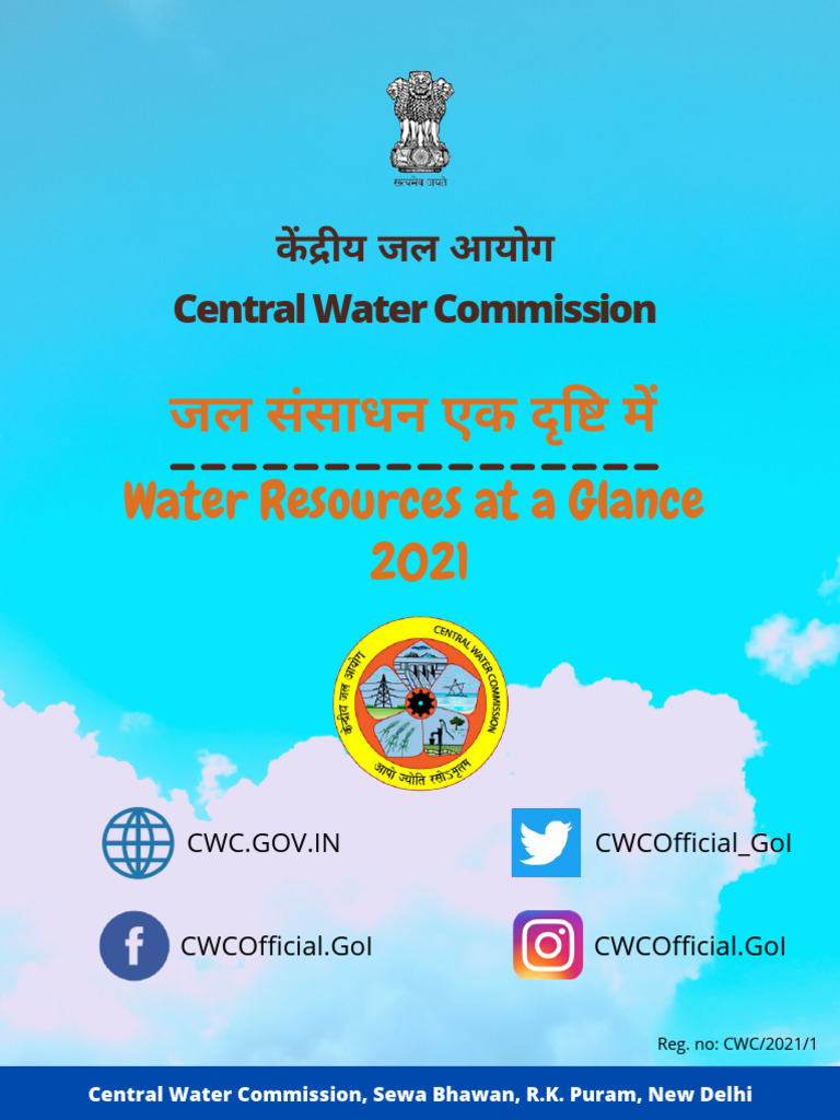 CWC Water Resources Overview 2021 | PDF | Environmental Science | Water ...