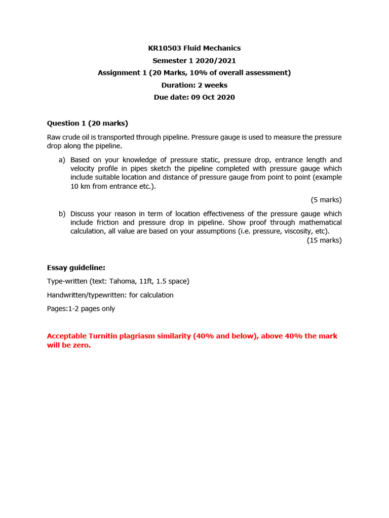 Assignment 1 Question only | PDF