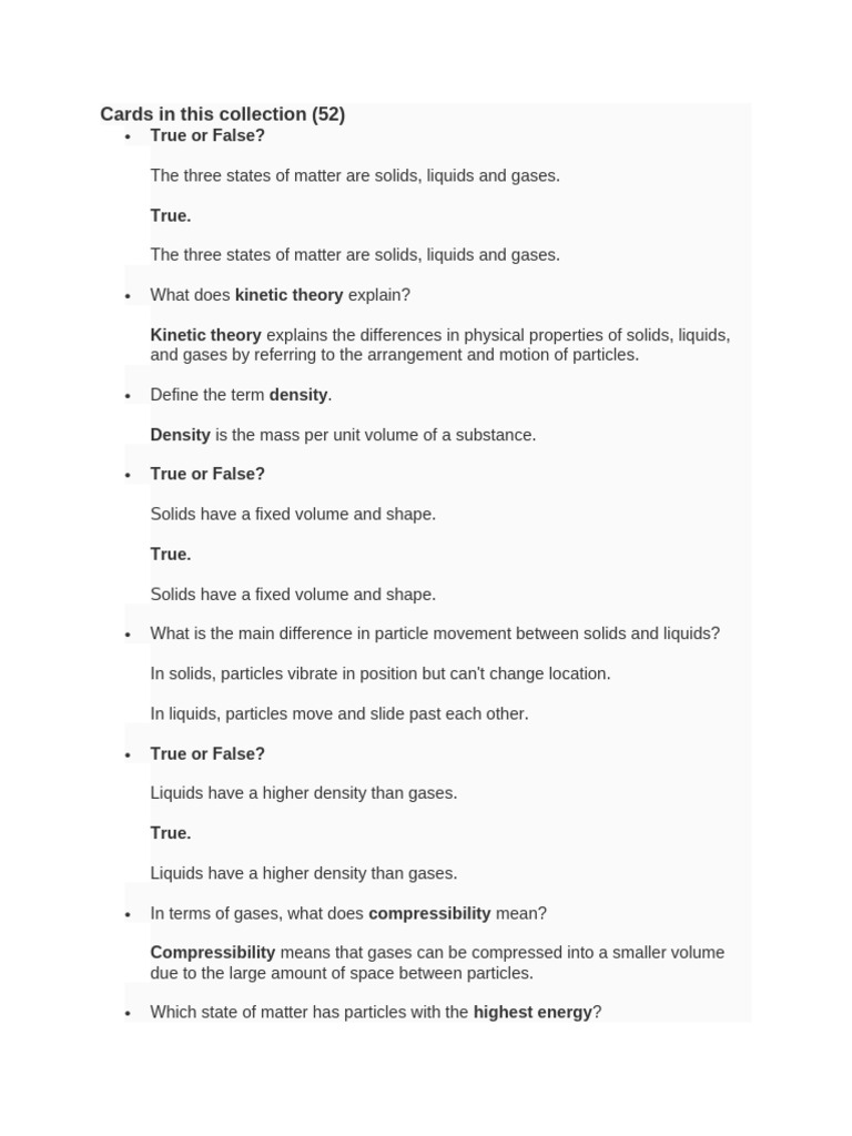 Understanding States of Matter and Properties | PDF | Gases | Liquids