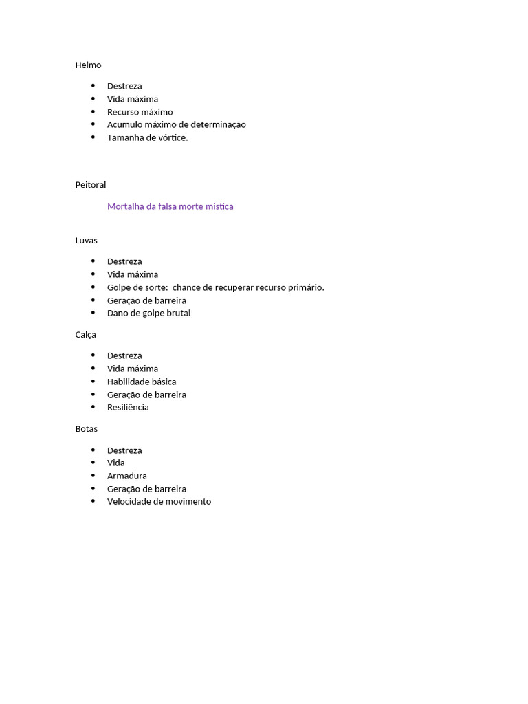 Esquema Pena de Raio | PDF