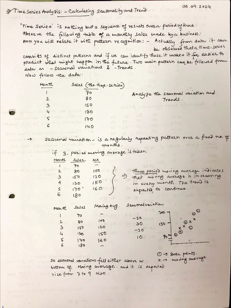 Time Series | PDF