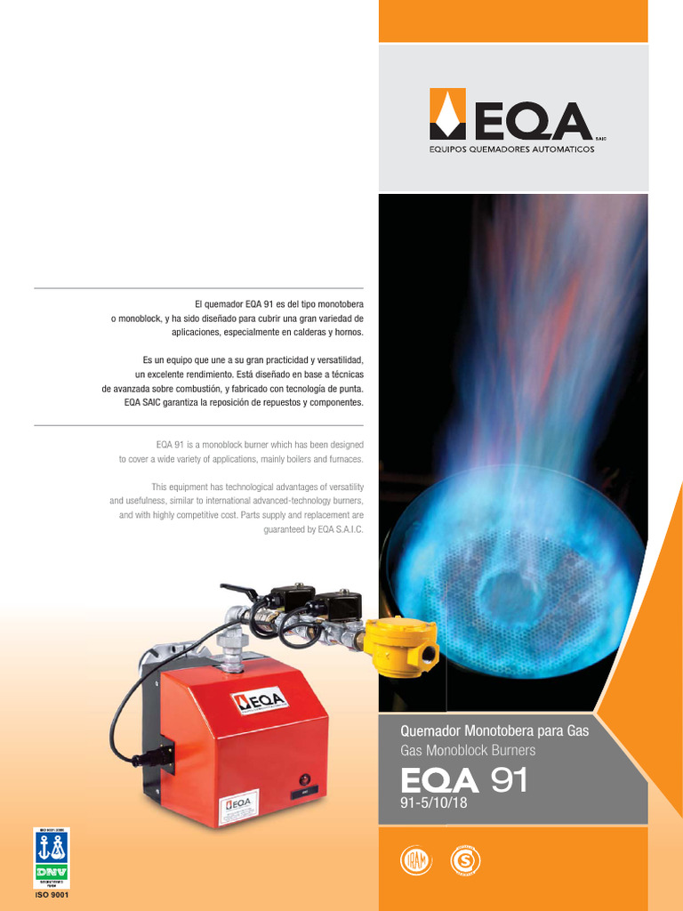 Quemador EQA-91-10 | PDF